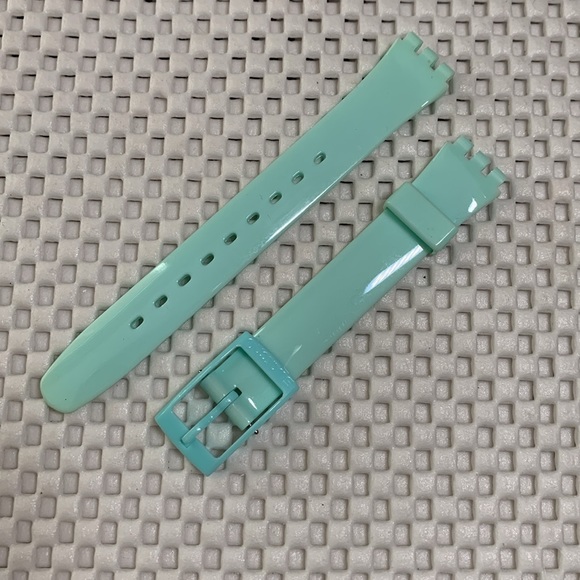 Swatch | Accessories | Swatch Watch Strap Ll14 Basic Arctic Sea Strap ...